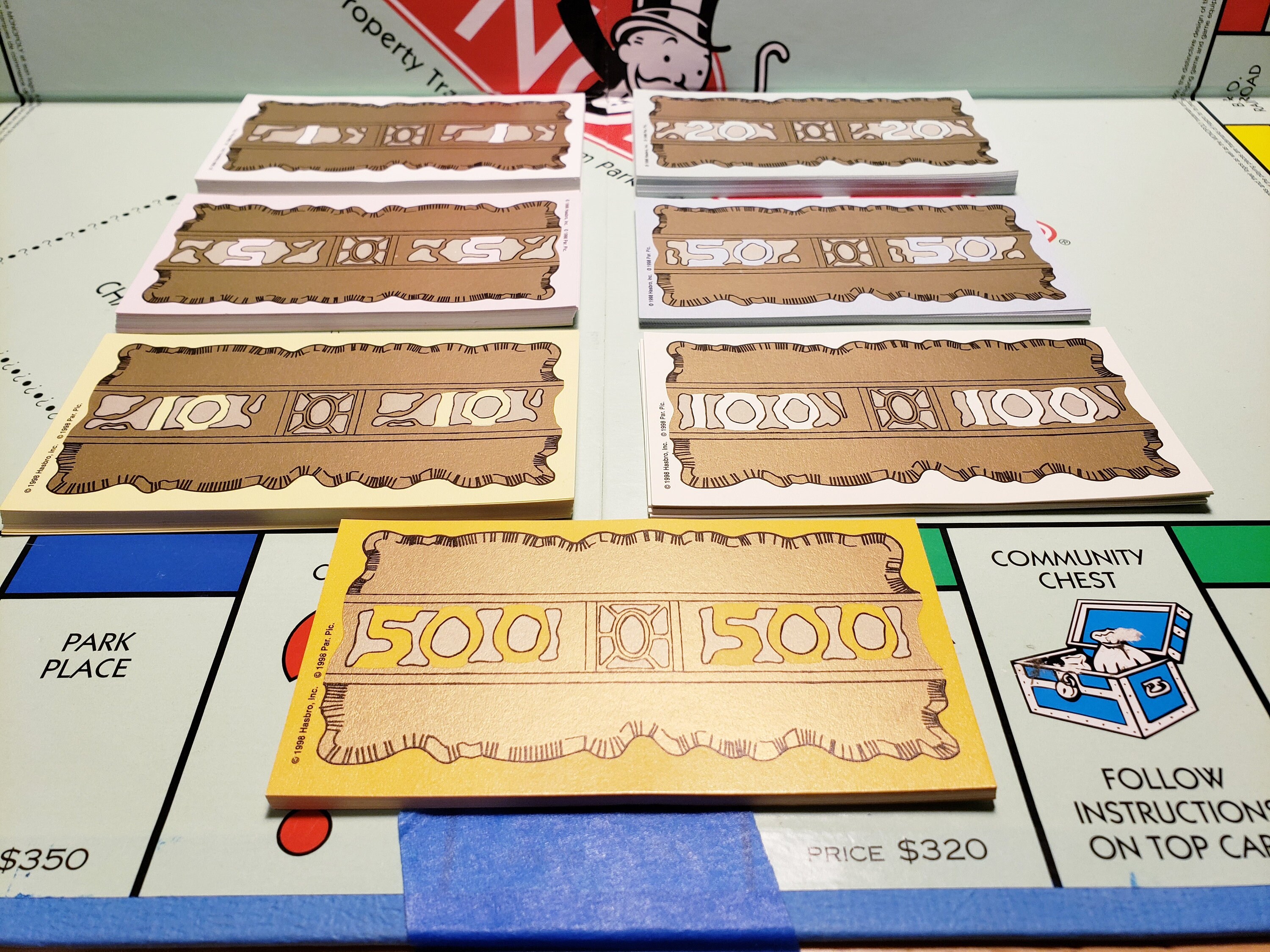 Monopoly STAR TREK Next Generation Money Stack Rare - Etsy