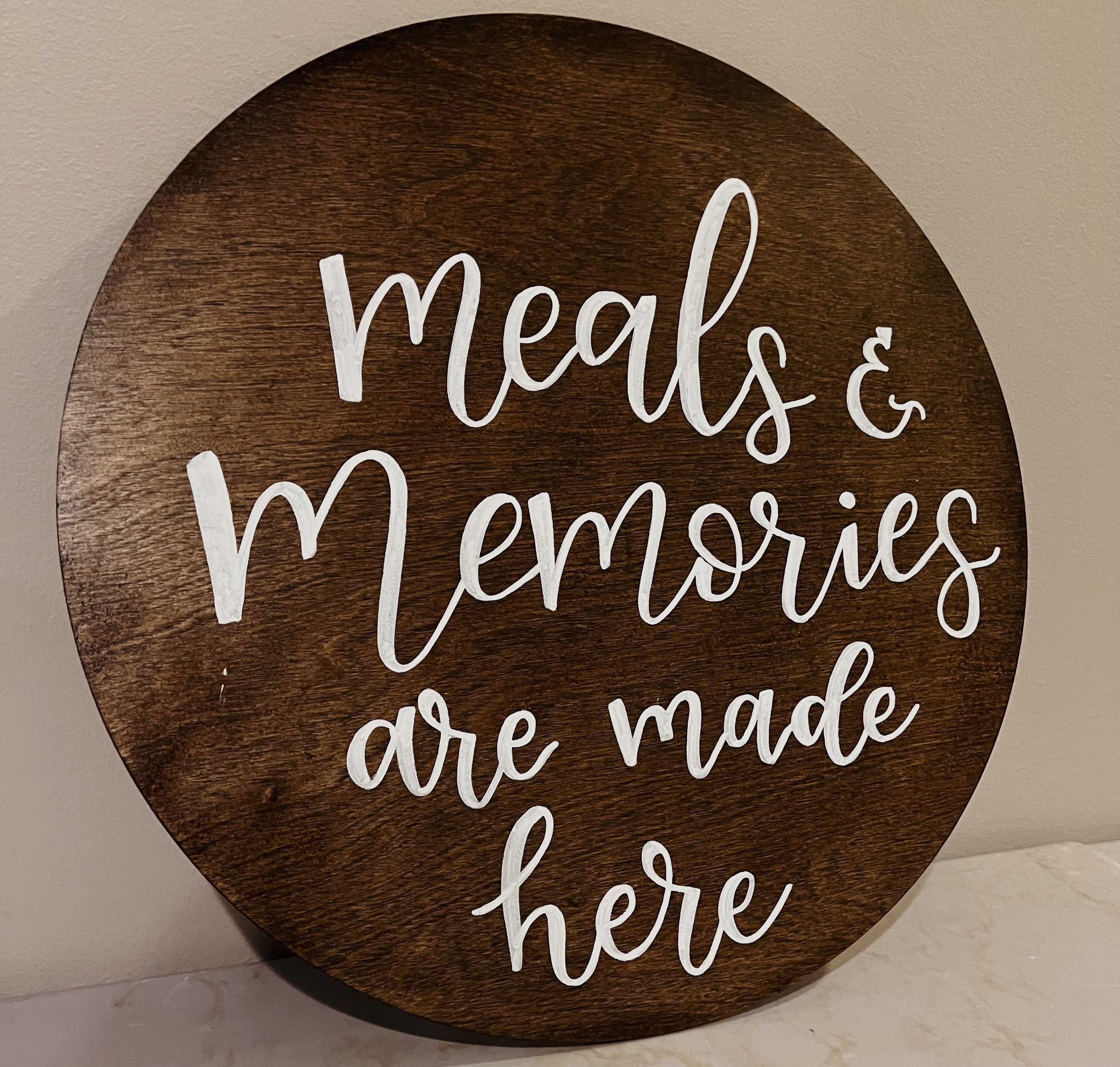 Custom Wood Circle Wall Signs - Etsy