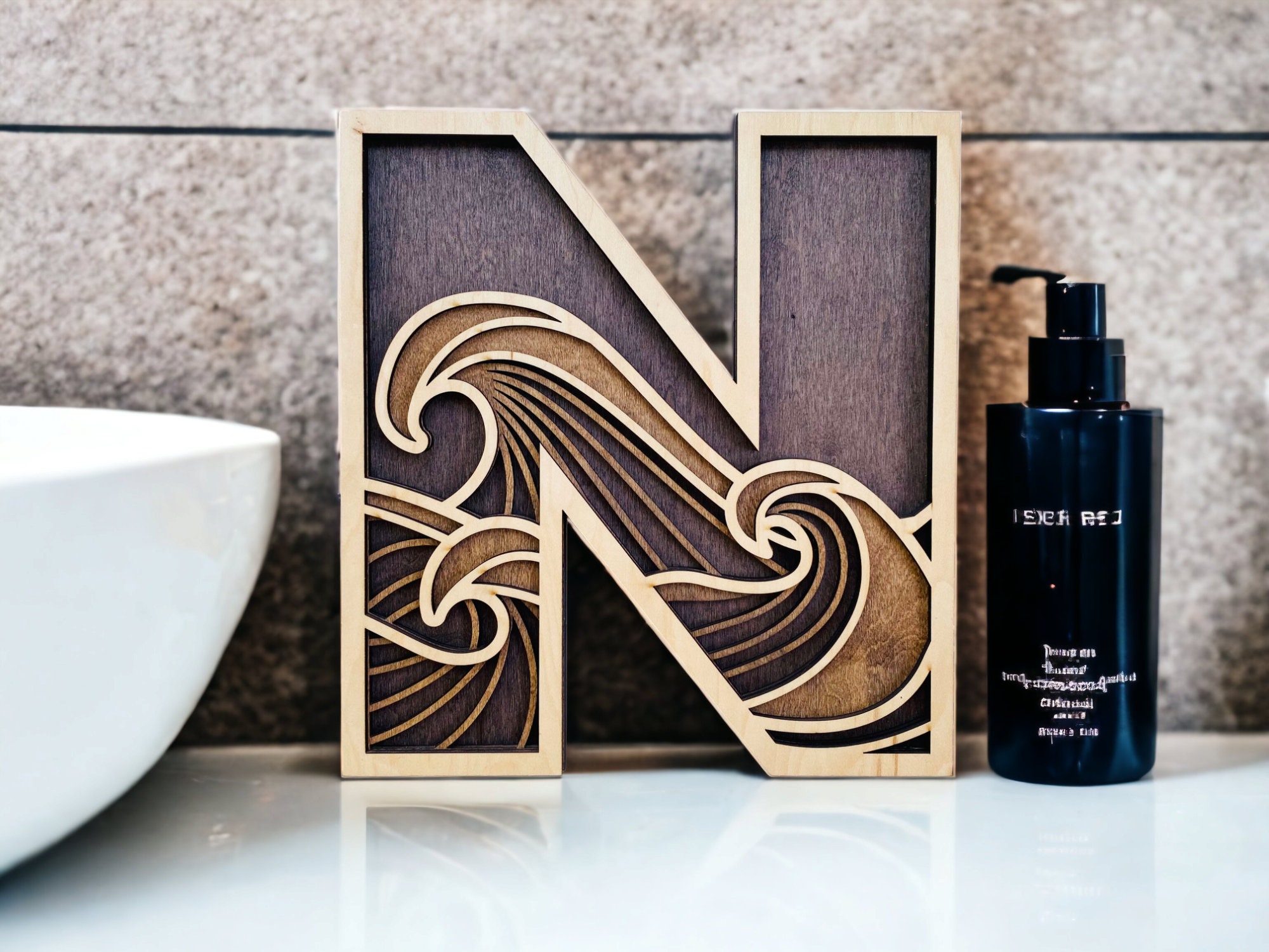 Alphabet Letters Letter Wall Art Letter Wall Decal Letter Wall Art ...