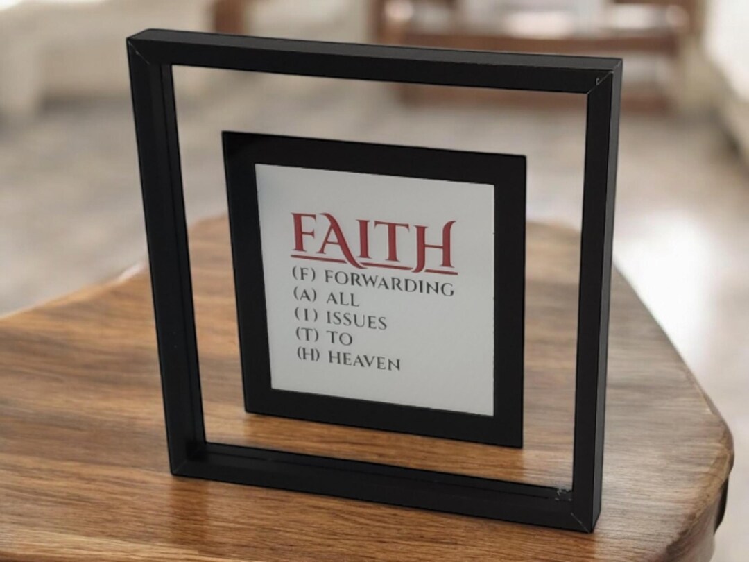 Faith Shadow Box | Special Moments Wall Art| Memorial Shadow Box ...