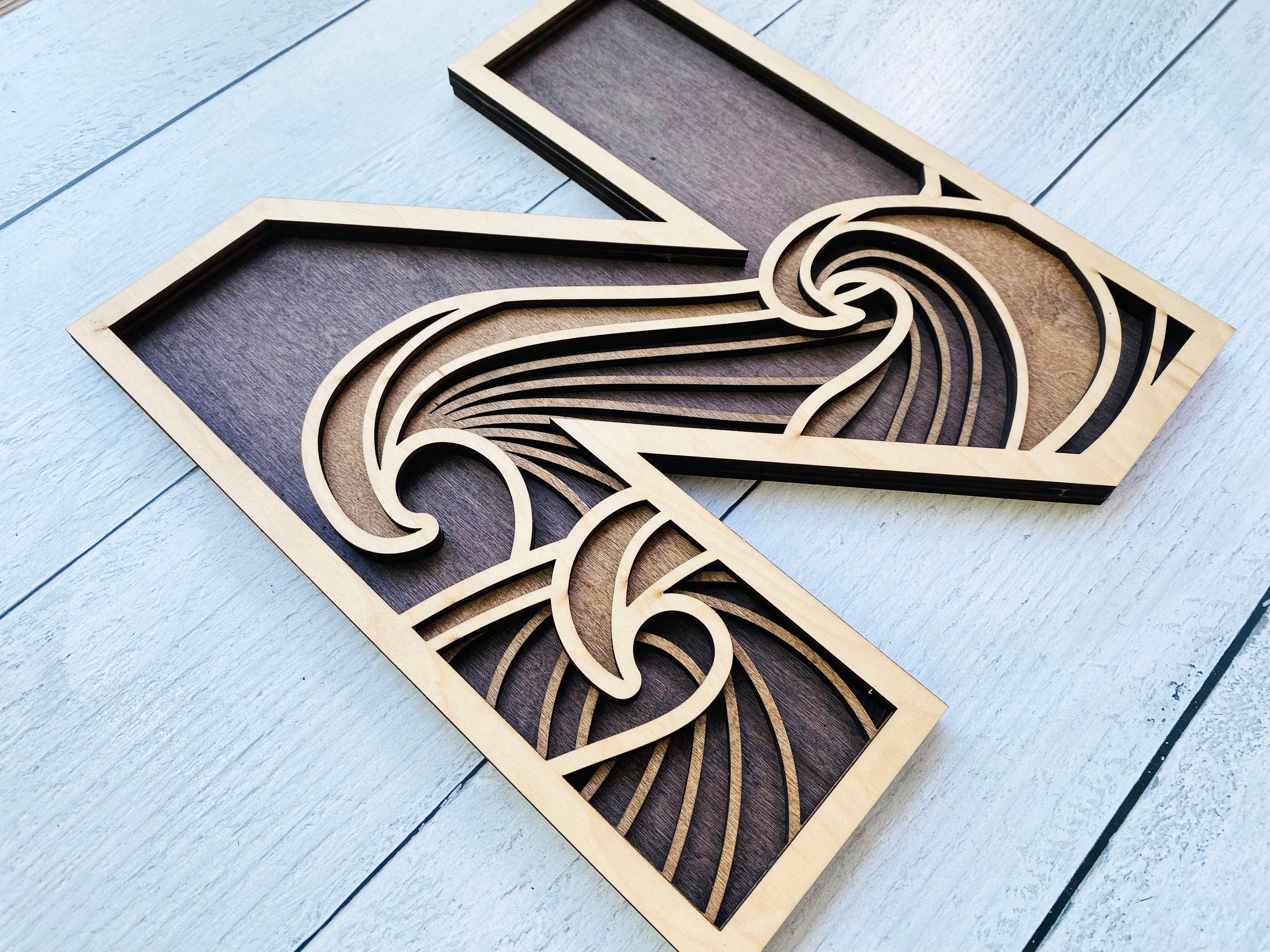 Alphabet Letters Letter Wall Art Letter Wall Decal Letter Wall Art ...