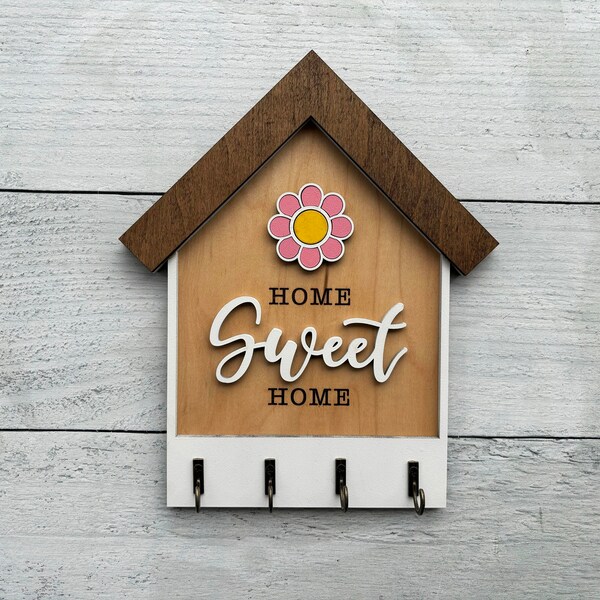 Home Sweet Home Key Holder - Etsy