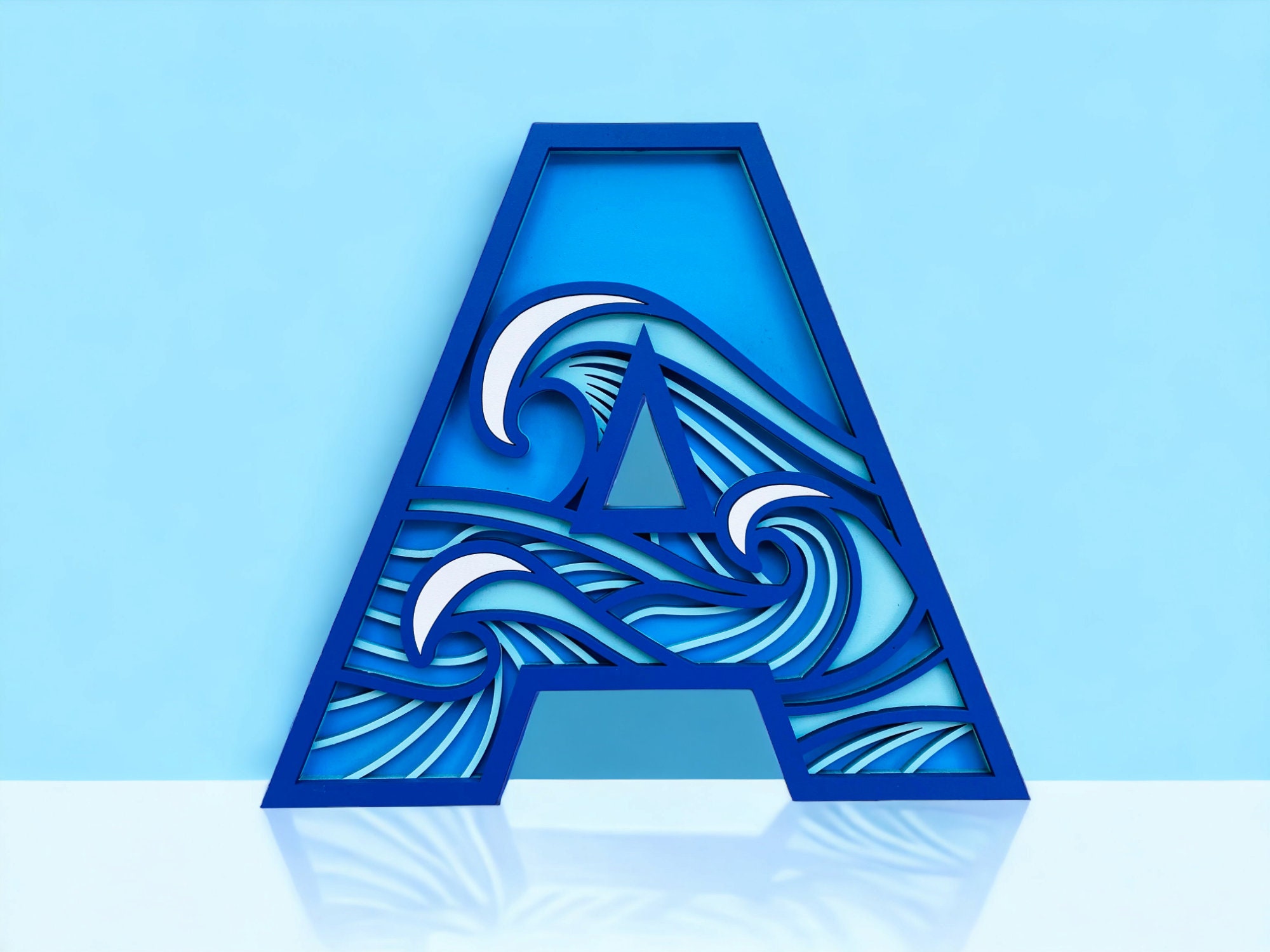 Alphabet Letters Letter Wall Art Letter Wall Decal Letter Wall Art ...