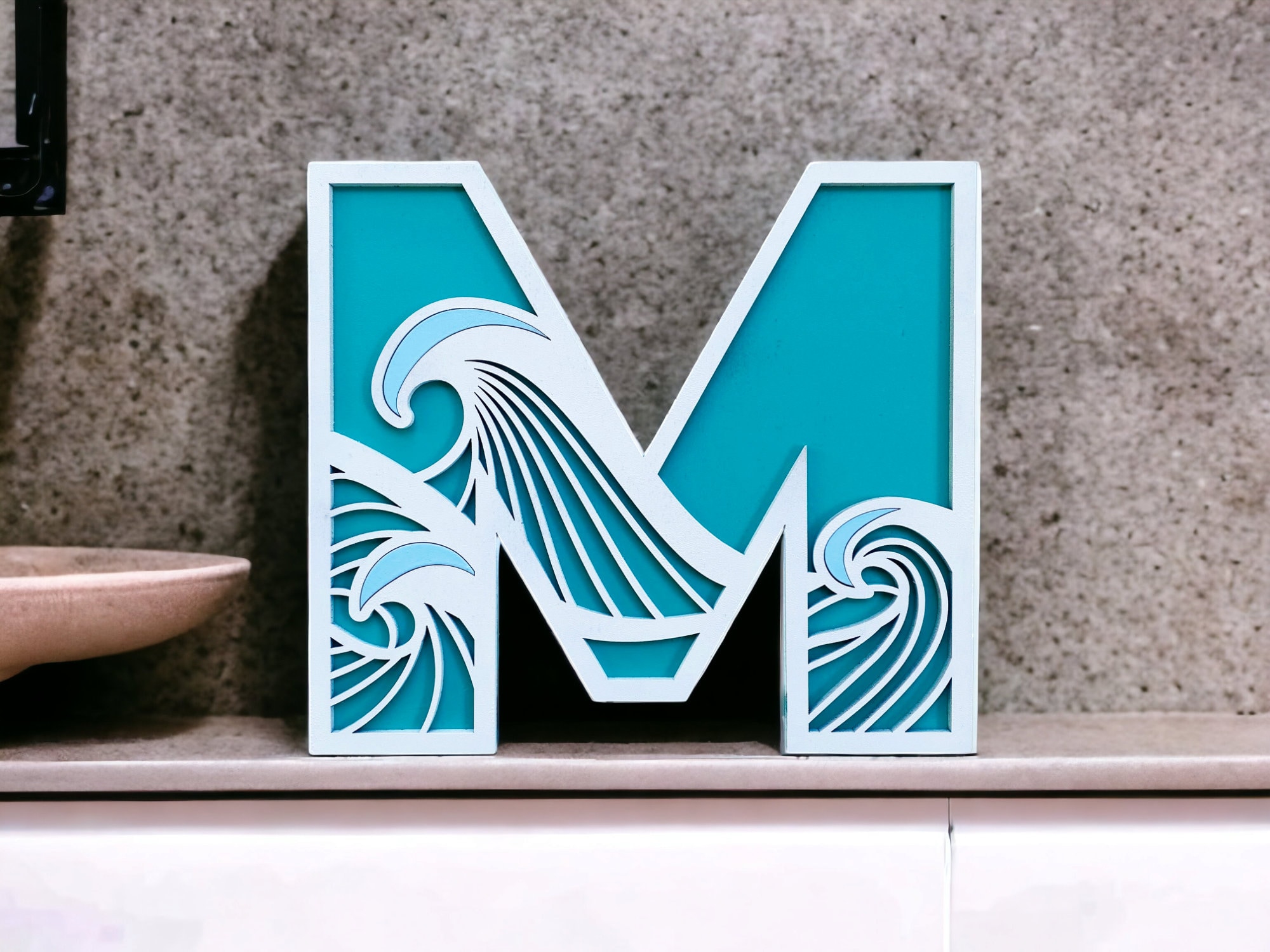 Alphabet Letters Letter Wall Art Letter Wall Decal Letter Wall Art ...