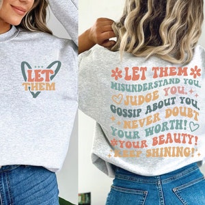 Let Them Misunderstand You Svg, Png, Self Love Svg, Self Worth ...