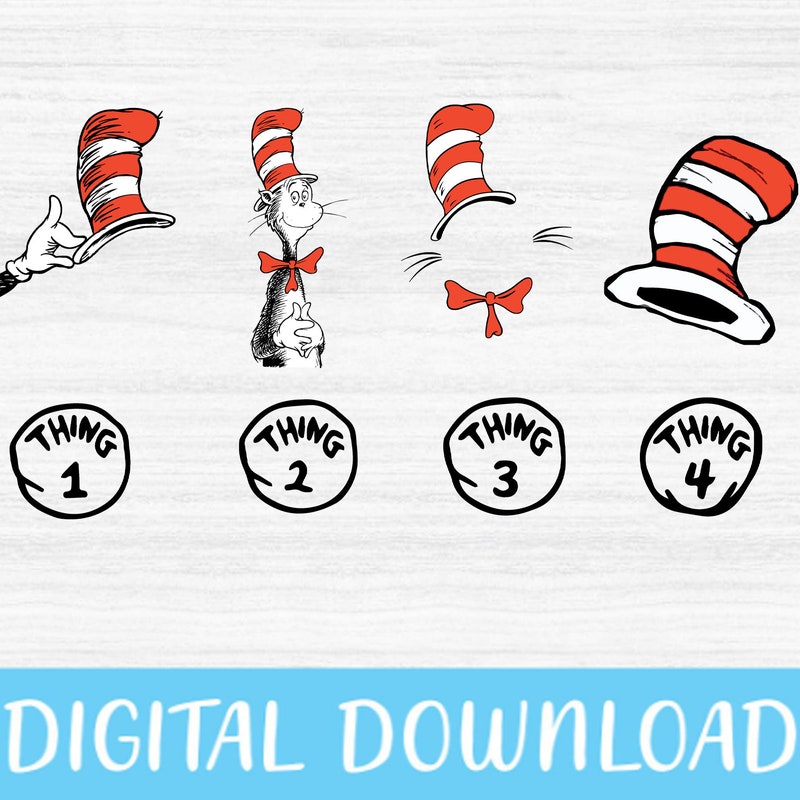 Dr. Seuss Svg - Etsy