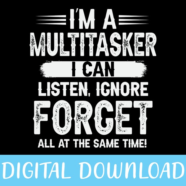 Im a Multi Tasker Svg - Etsy