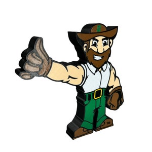 Officially Licensed CHARLOTTE 49ERS 3D Printed Norm the Niner ...