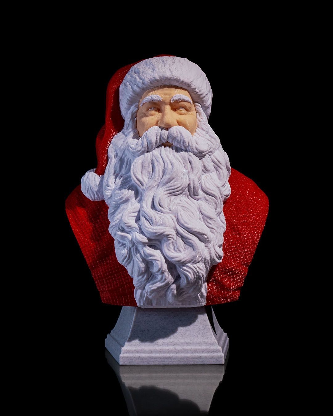 Santa 3d Print Christmas - Etsy