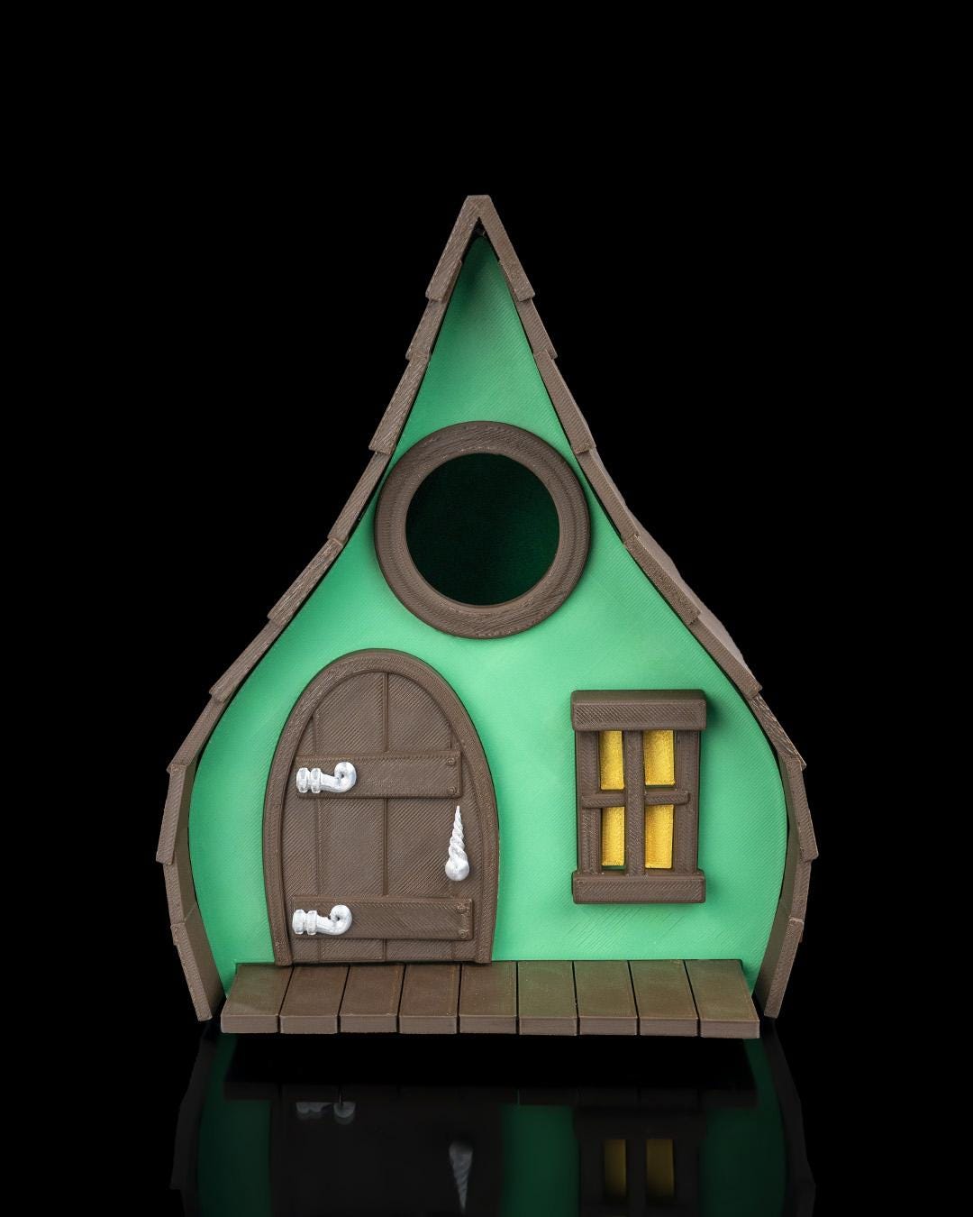 3D Printed Fairytale Hut Bird House - Etsy