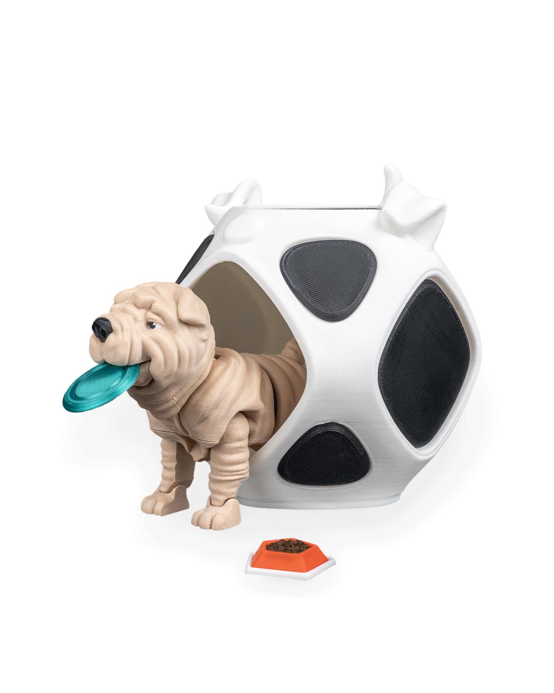 3-D Printed Waggle Tail Shar Pei - Etsy
