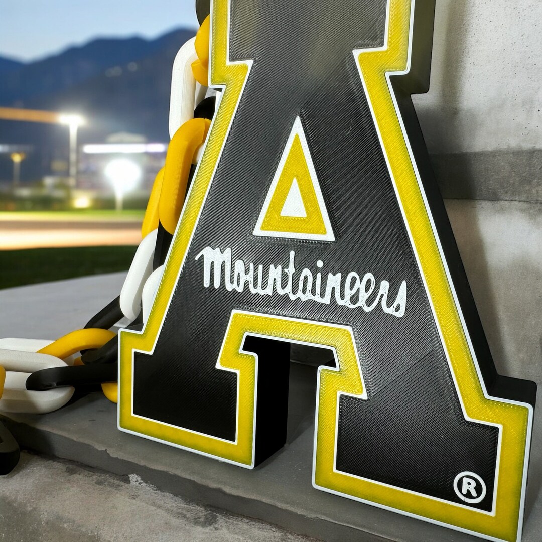 Officially Licensed App State 3D Printed Fan Chain - Etsy