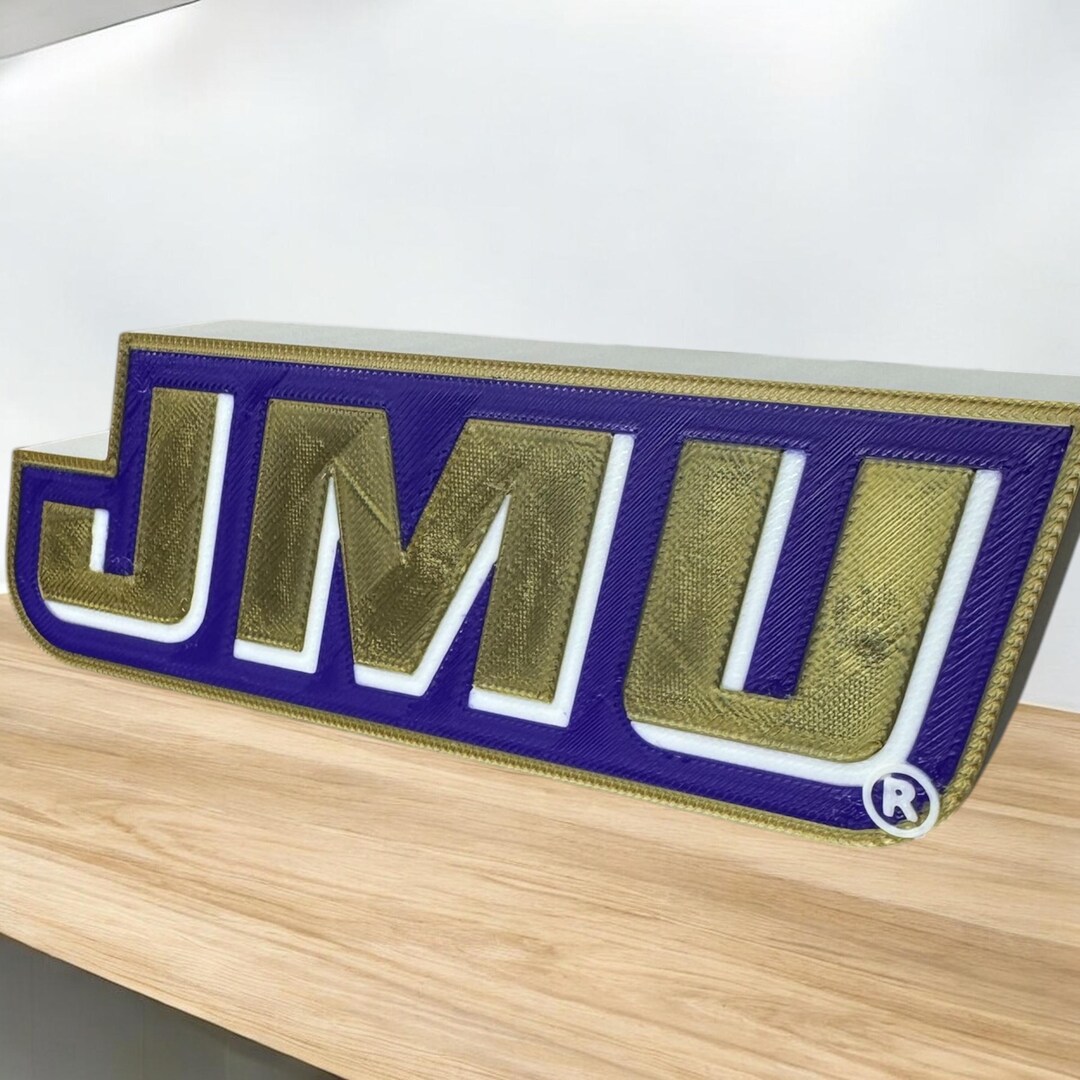 Officially Licensed James Madison University 3D Printed Decoration - Etsy