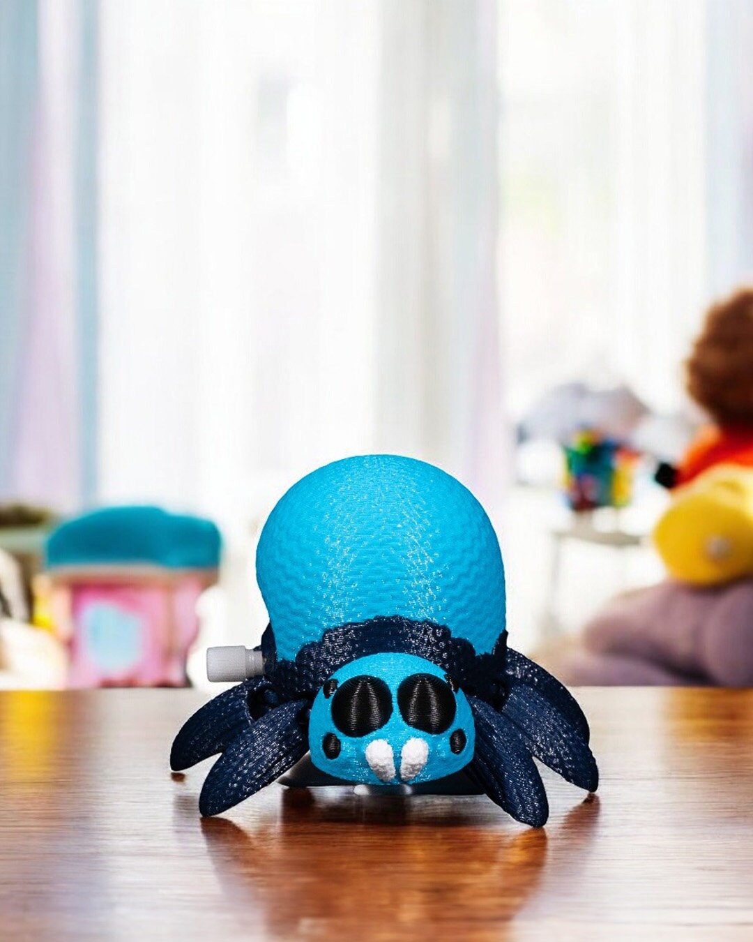 3-D Printed Crochet-style Walking Spider Toy - Etsy