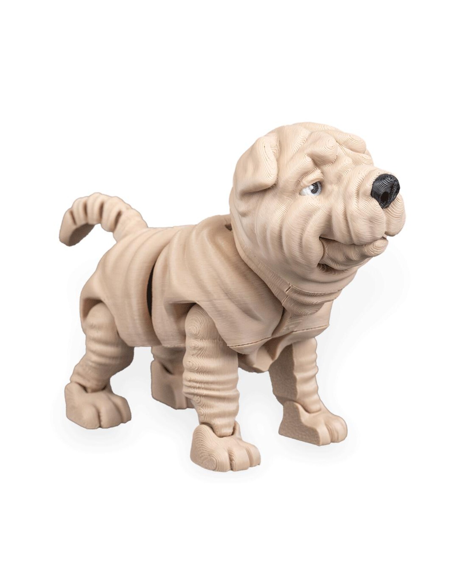 3-D Printed Waggle Tail Shar Pei - Etsy