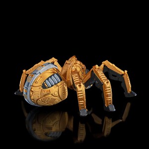 3D Printed Spiderbot Robotic Giant Spider With Hamster Operator - Etsy