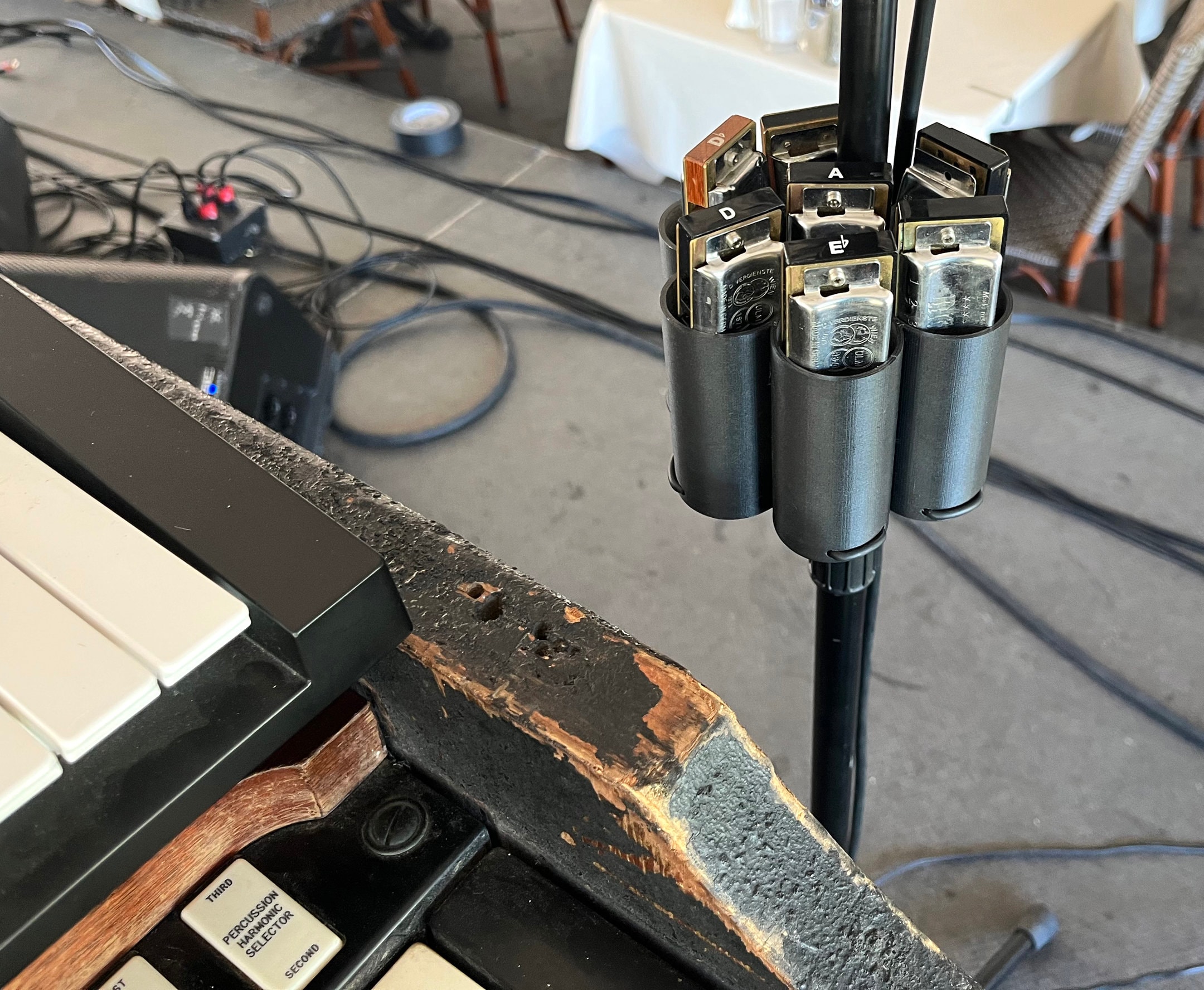 Harmonica Holder, Attaches to Microphone Stand - Etsy