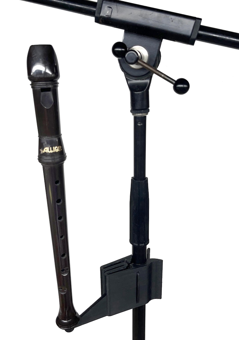 Stand for Piccolo, Penny Whistle, Recorder, Clips to Mic Stand, Music ...