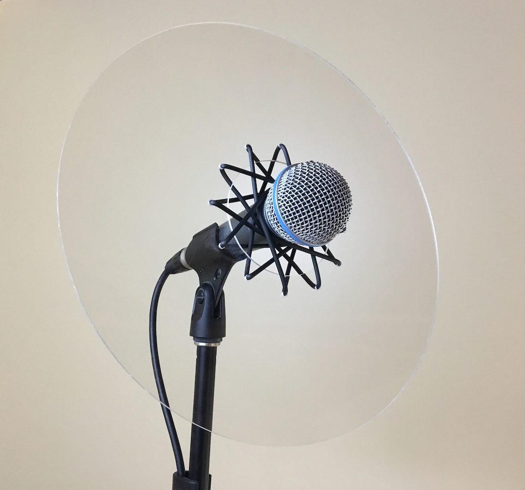 Trumpet, Trombone and Saxophone Microphone Reflector Shield for Live ...