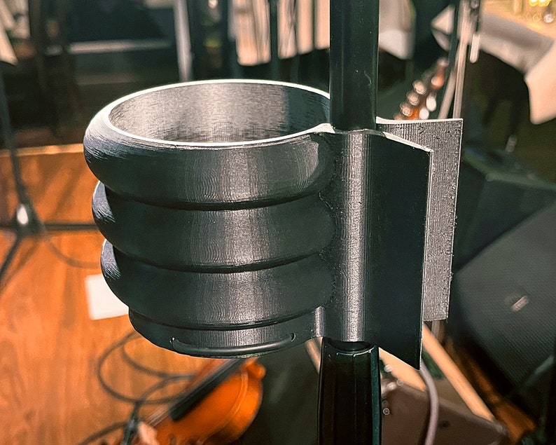 Microphone Stand Drink Holder - Etsy