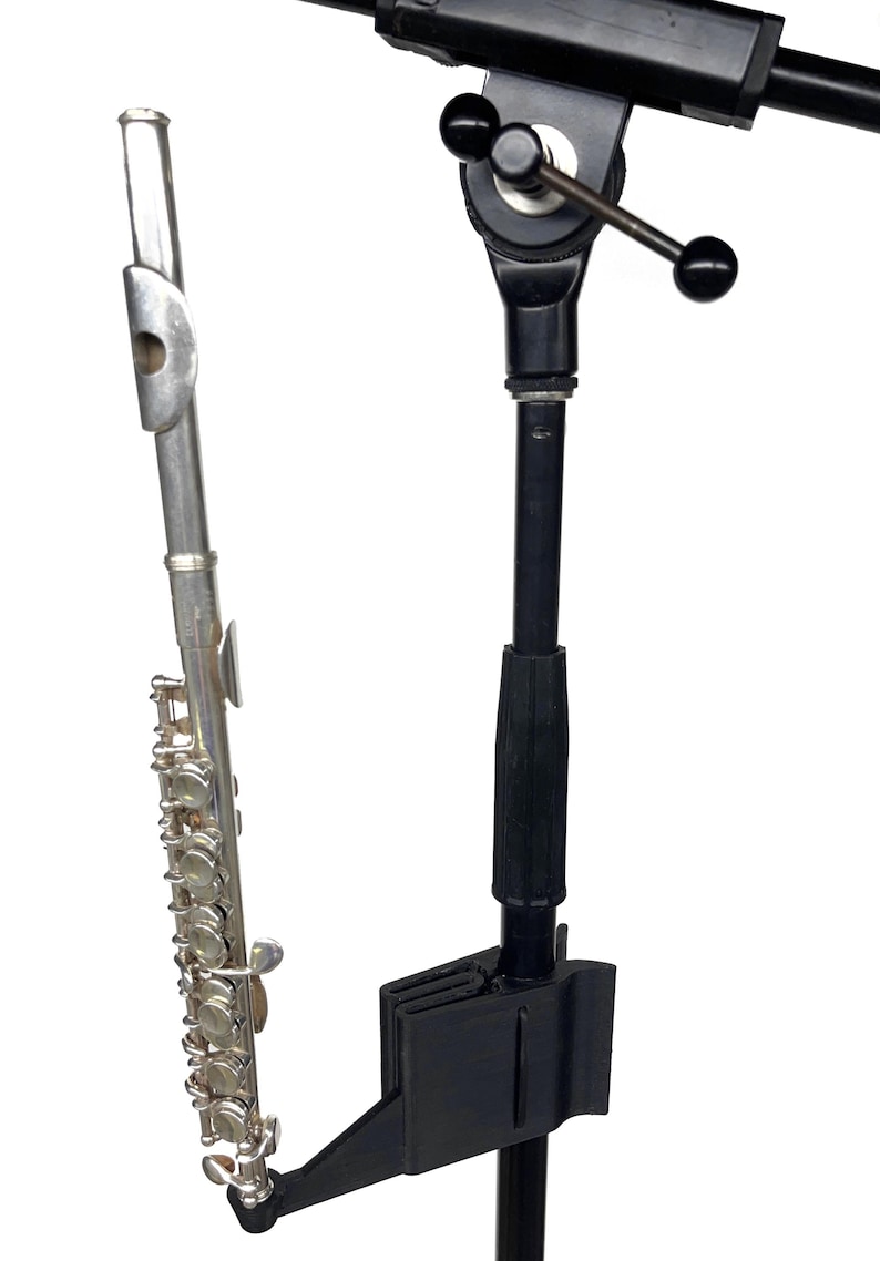 Stand for Piccolo, Penny Whistle, Recorder, Clips to Mic Stand, Music ...