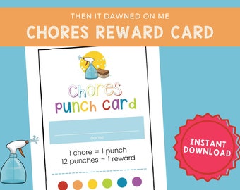 Kids Punch Cards - Etsy