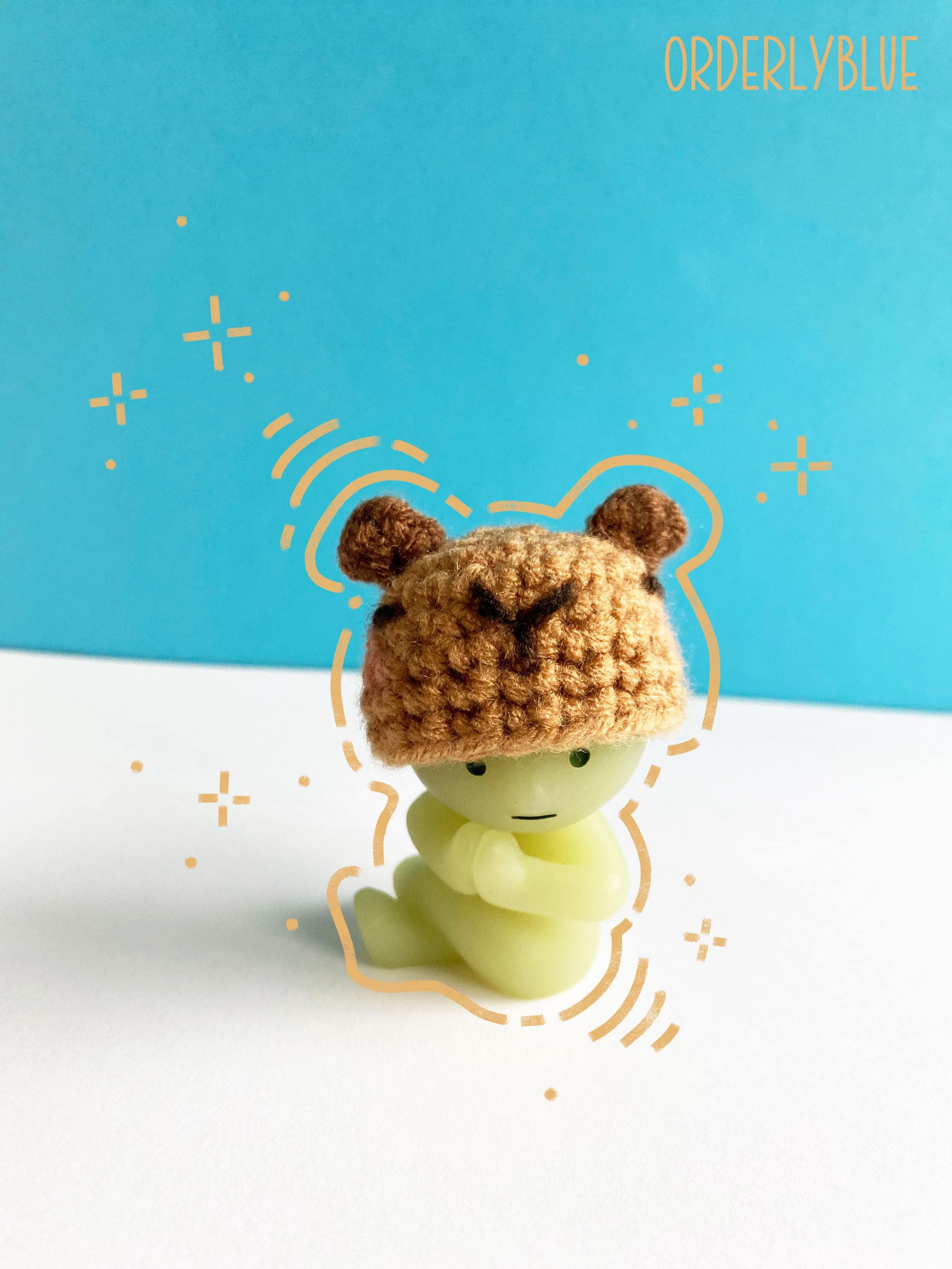 Smiski Capybara Hat Crochet Pattern | Crochet Pattern Only | Figurine ...