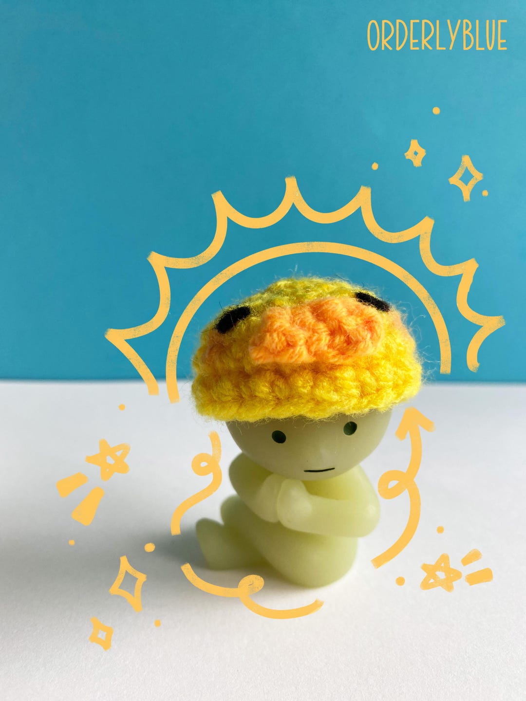 Smiski Duck Hat Crochet Pattern | Crochet Pattern Only | Figurine Hat ...