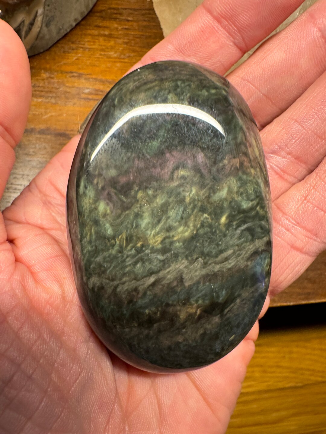 AAA Best Extremely Chatoyant Velvet Obsidian Royal Peacock Obsidian ...