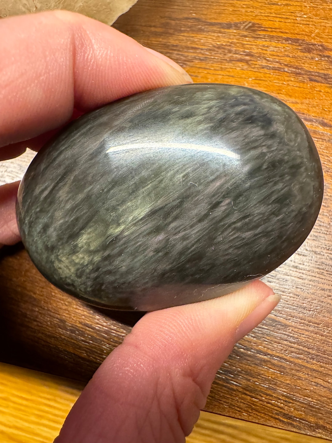 Awesome Royal Velvet Obsidian Palm Stone Polished Freeform Rare Huge ...