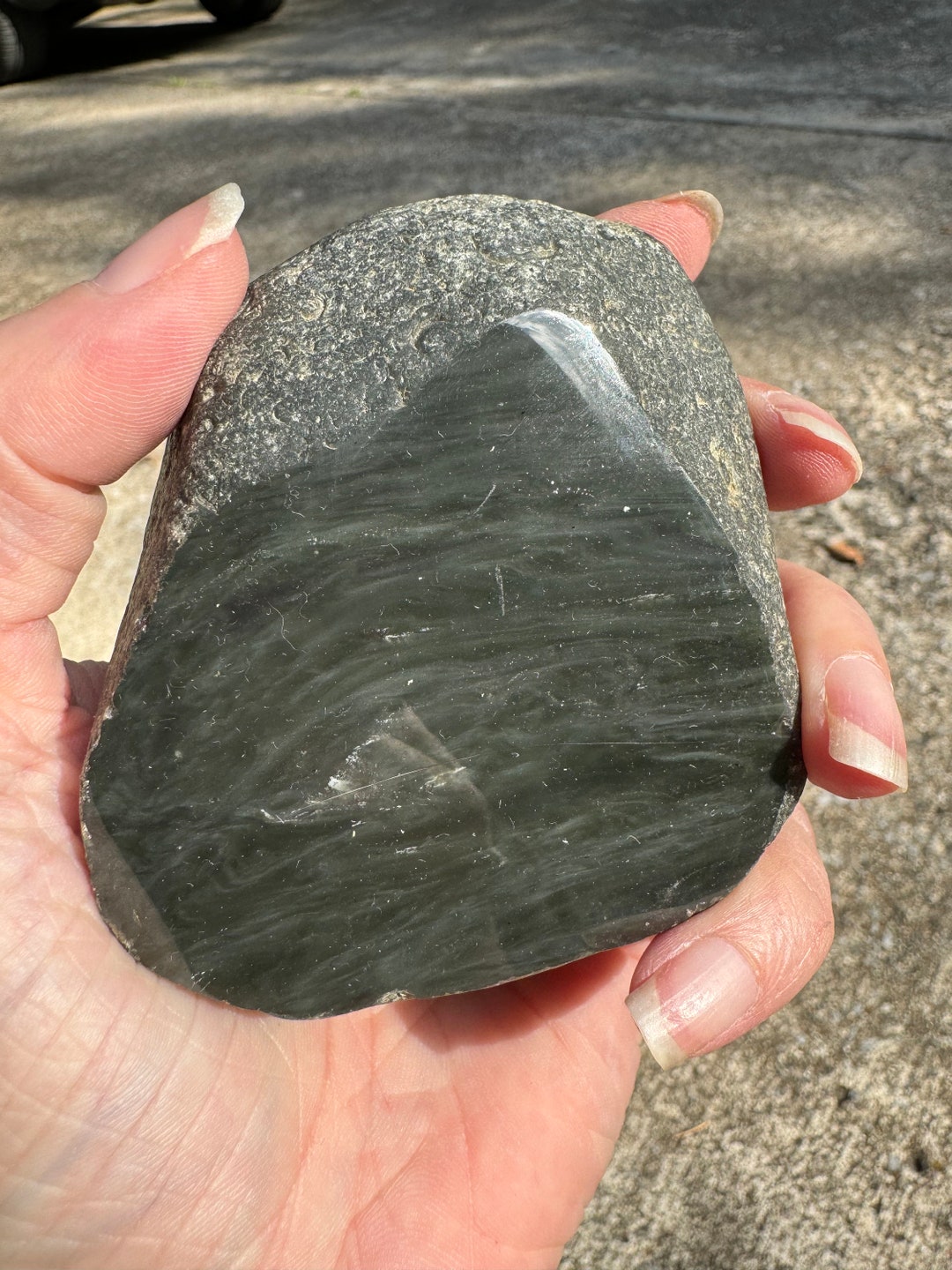 Rough /and/ Polished Velvet Obsidian Boulder Royal Peacock Obsidian ...