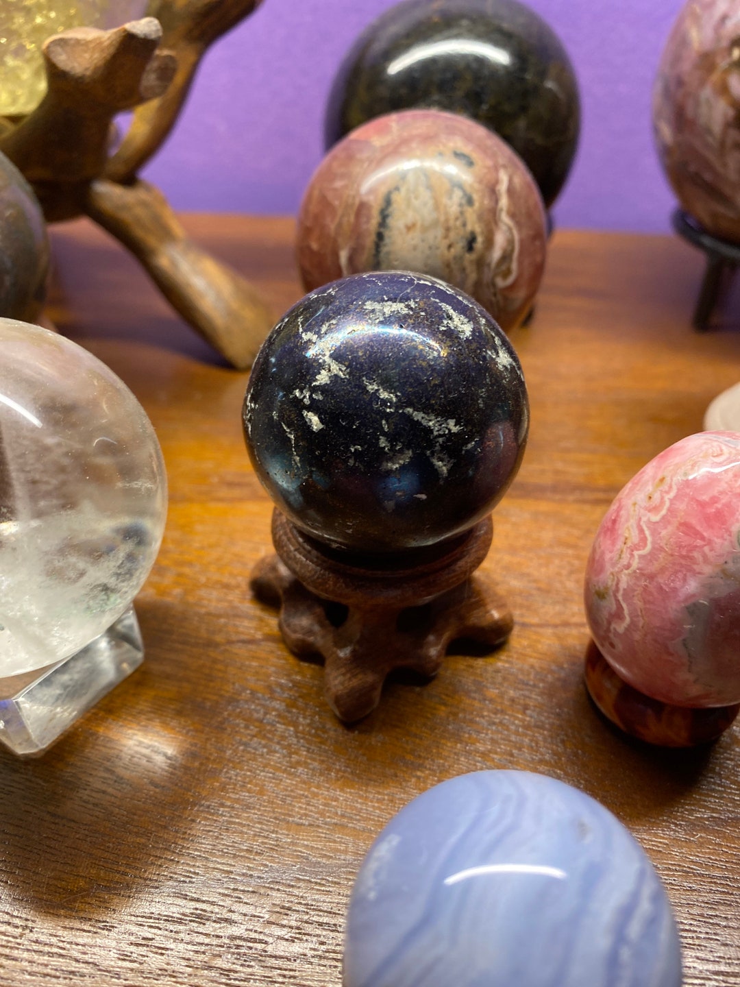 Rare Covellite Sphere Iridescent 40mm Peru Large Big Ball Huge - Etsy