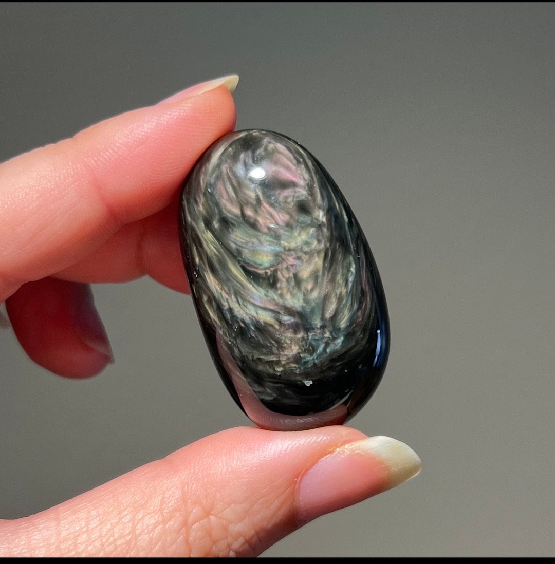 BEST Color/texture Movement Velvet Obsidian AAA Grade Palm Stone ...