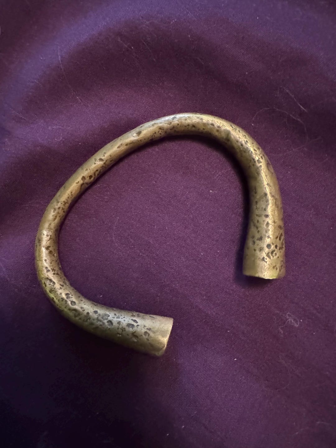VIKING True Artifact Ancient Antique 800-1000 AD Heavy Bronze Cuff ...