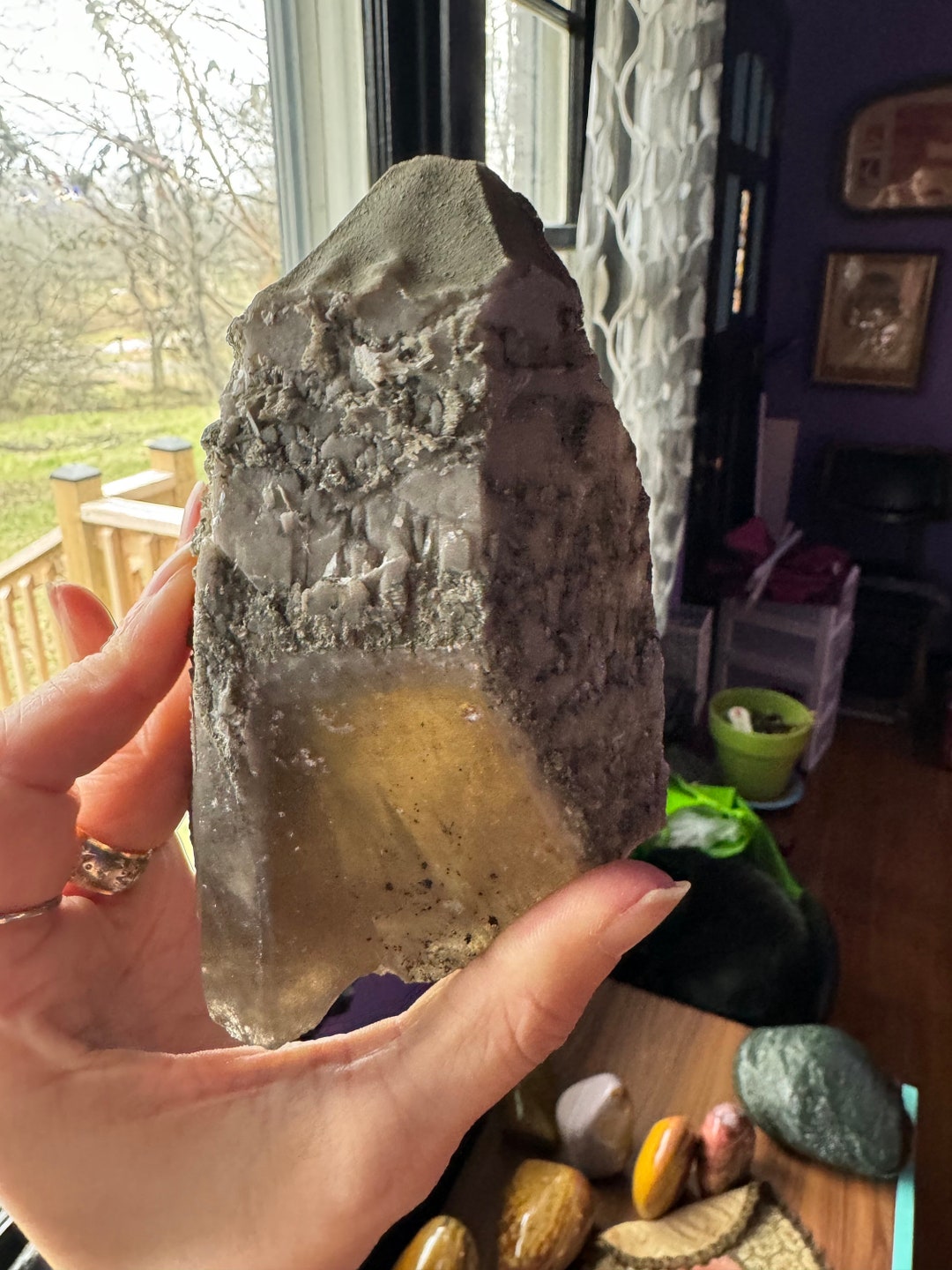 Very Rare Inner Mongolian W Citrine Core Rare Crystal Big Large Huge ...