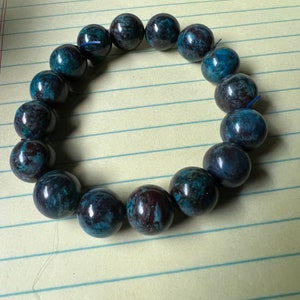 Unisex Copper Mine Copper Silica Minerals Large Beads Dioptase ...