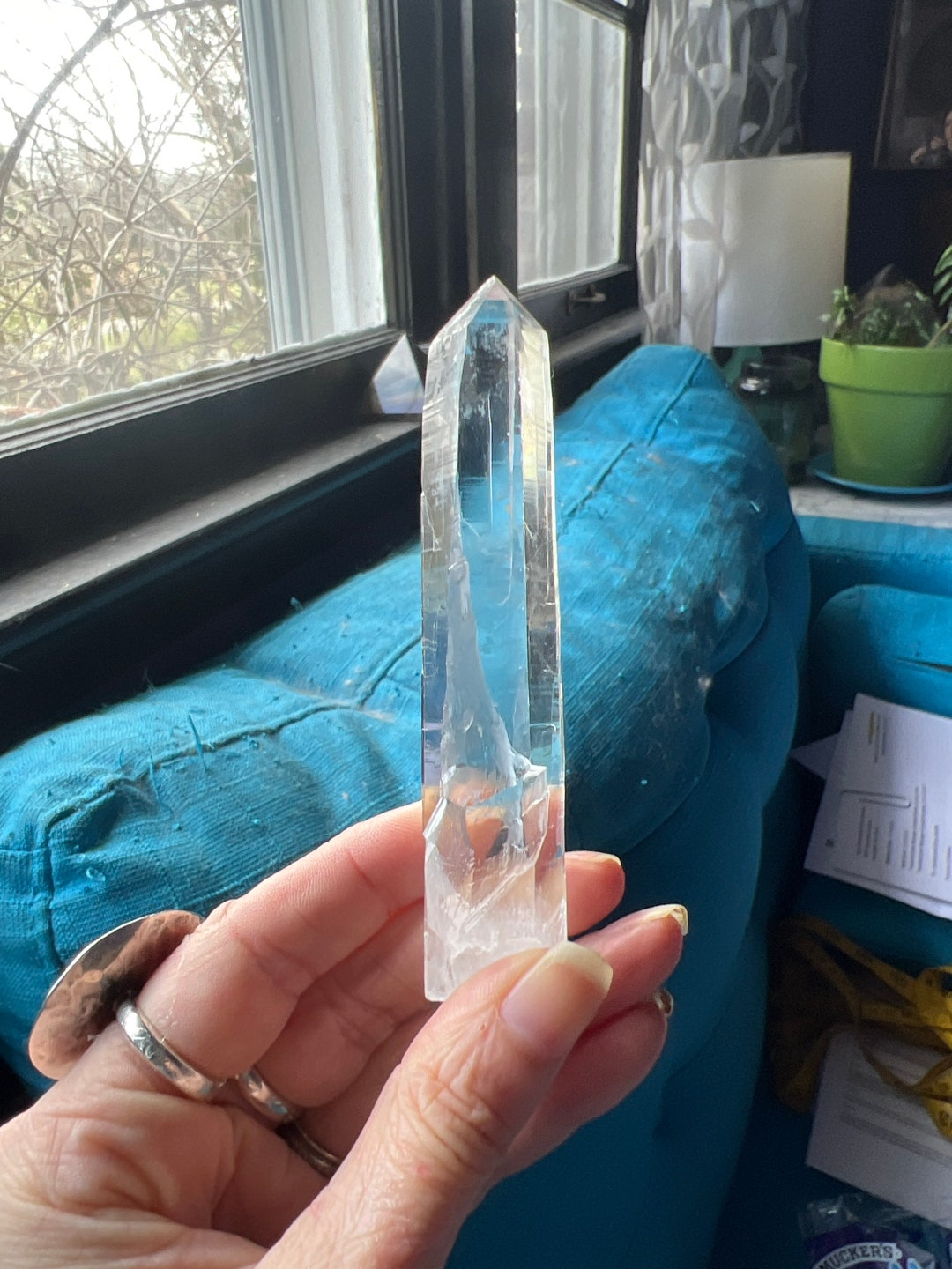 Optical Dauphine Twinning Optical Clarity Cathedral Clear Quartz ...