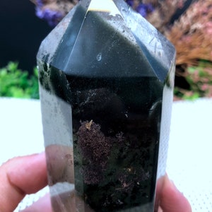 Rare Included Garden Quartz Chlorite Green Phantom Quartz Tower ...