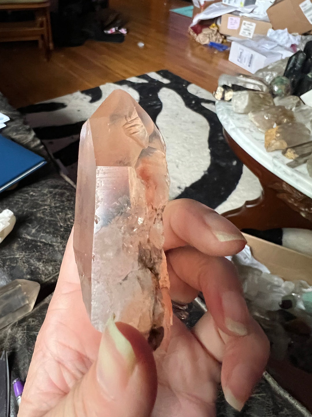 Scarlet Temple Lemurian Rainbow Brazil Big Huge Rare Crystal - Etsy