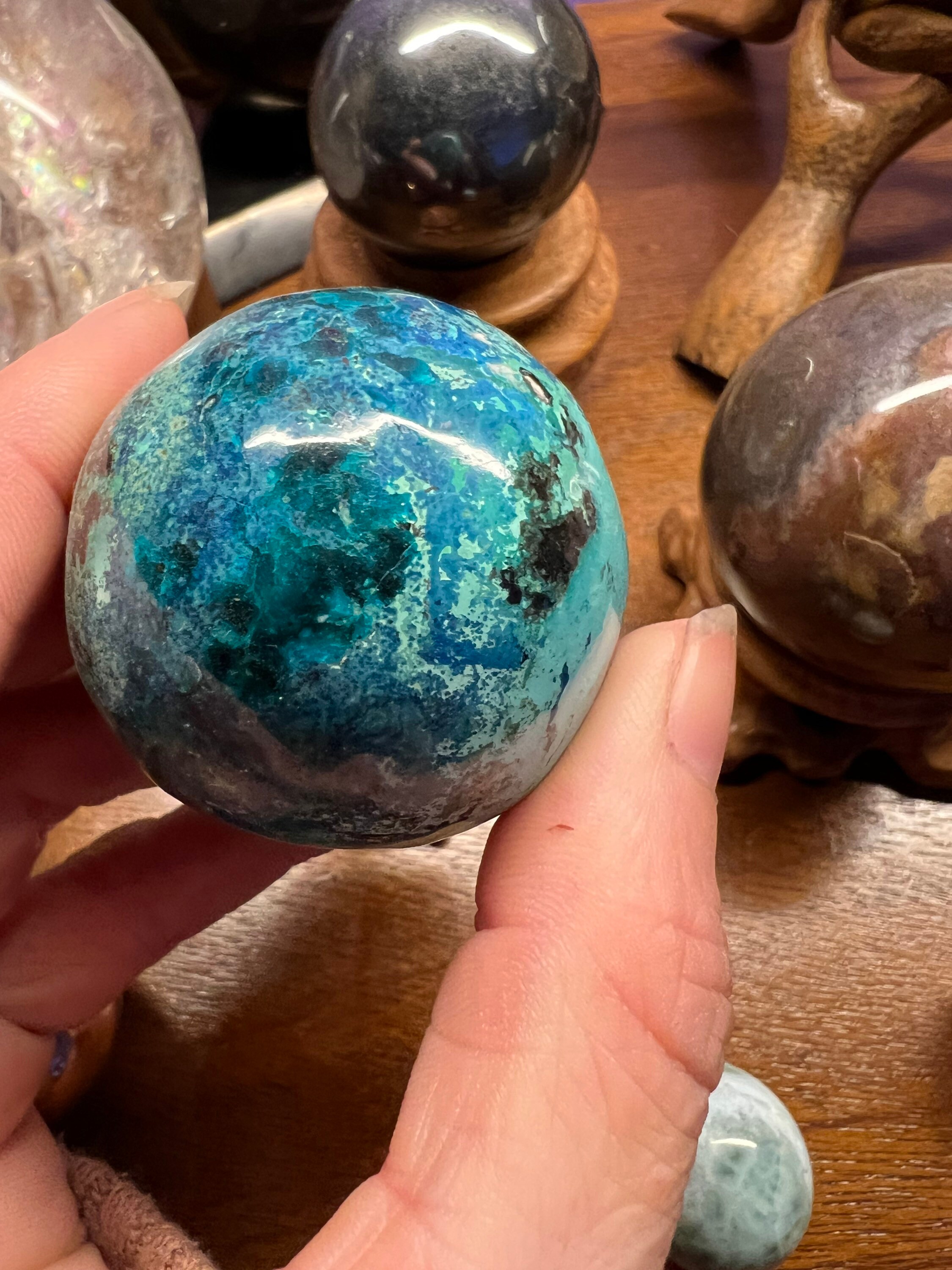 Copper Mine RARE Dioptase Phancheite Corneite Shattukite Chrysocolla ...
