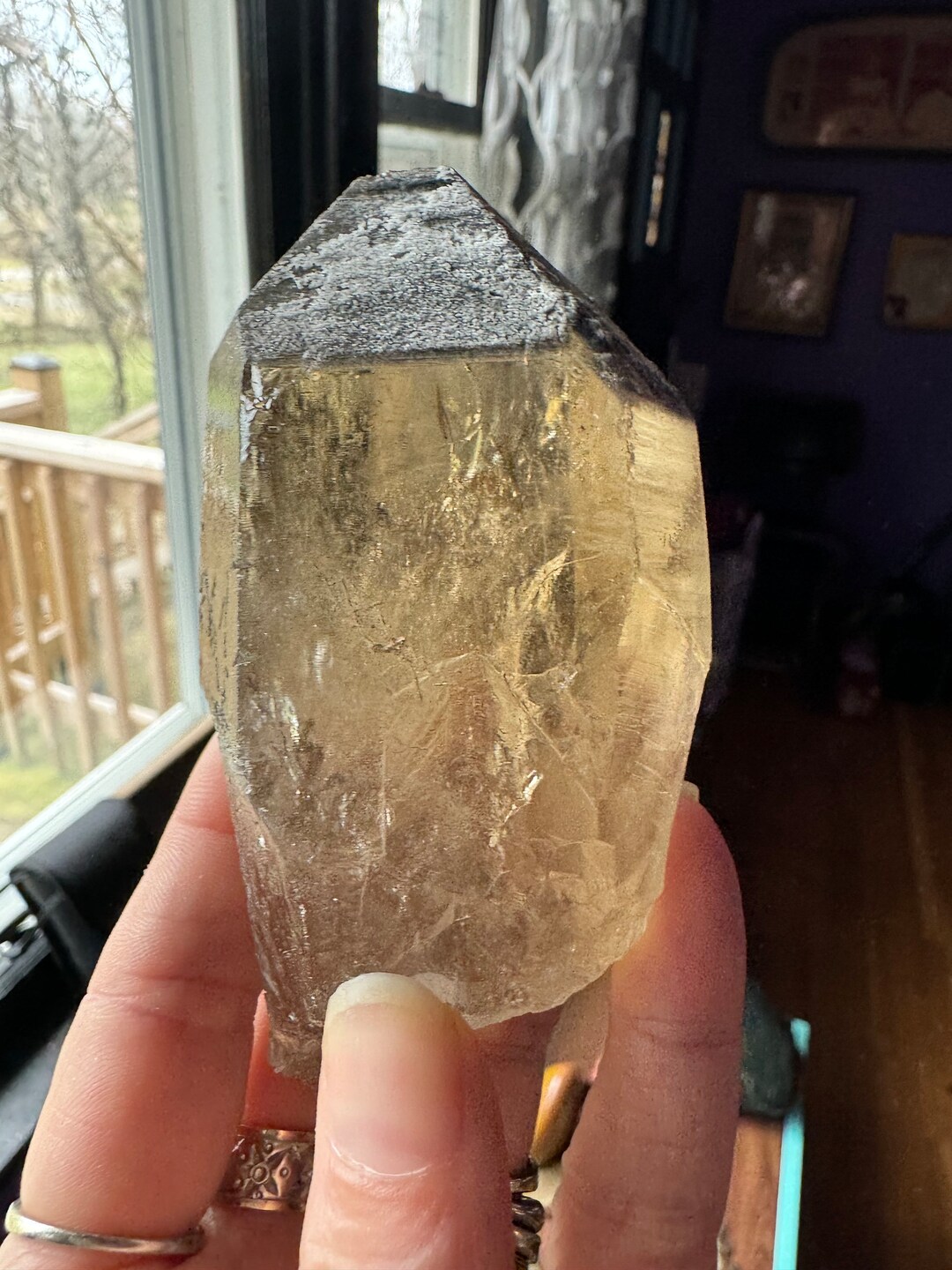 Super Rare Black Phantom Citrine Large Big Very Rare Crystal - Etsy