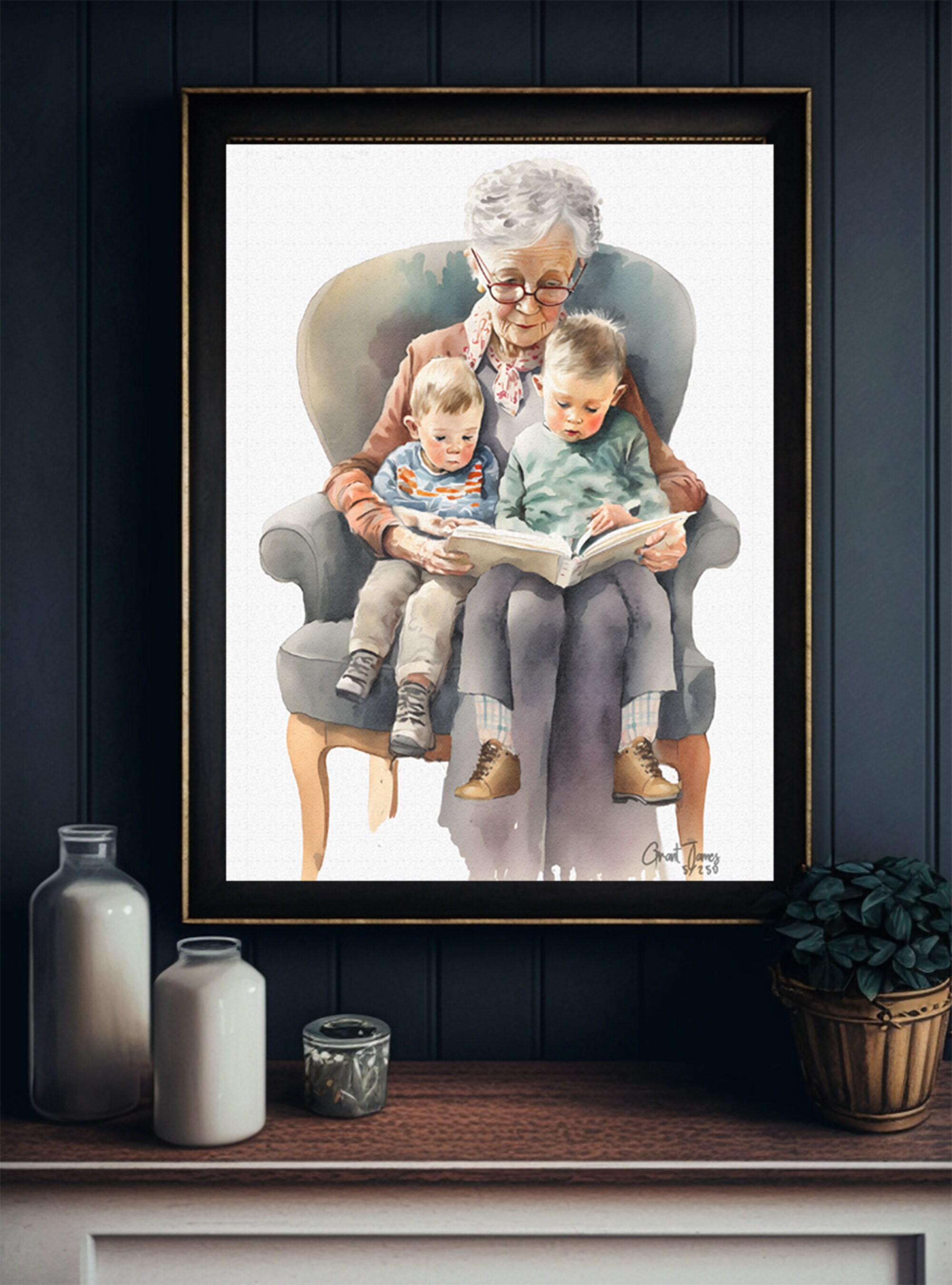 Watercolor Painting, quality Time , Wall Art, Limited-edition Print ...