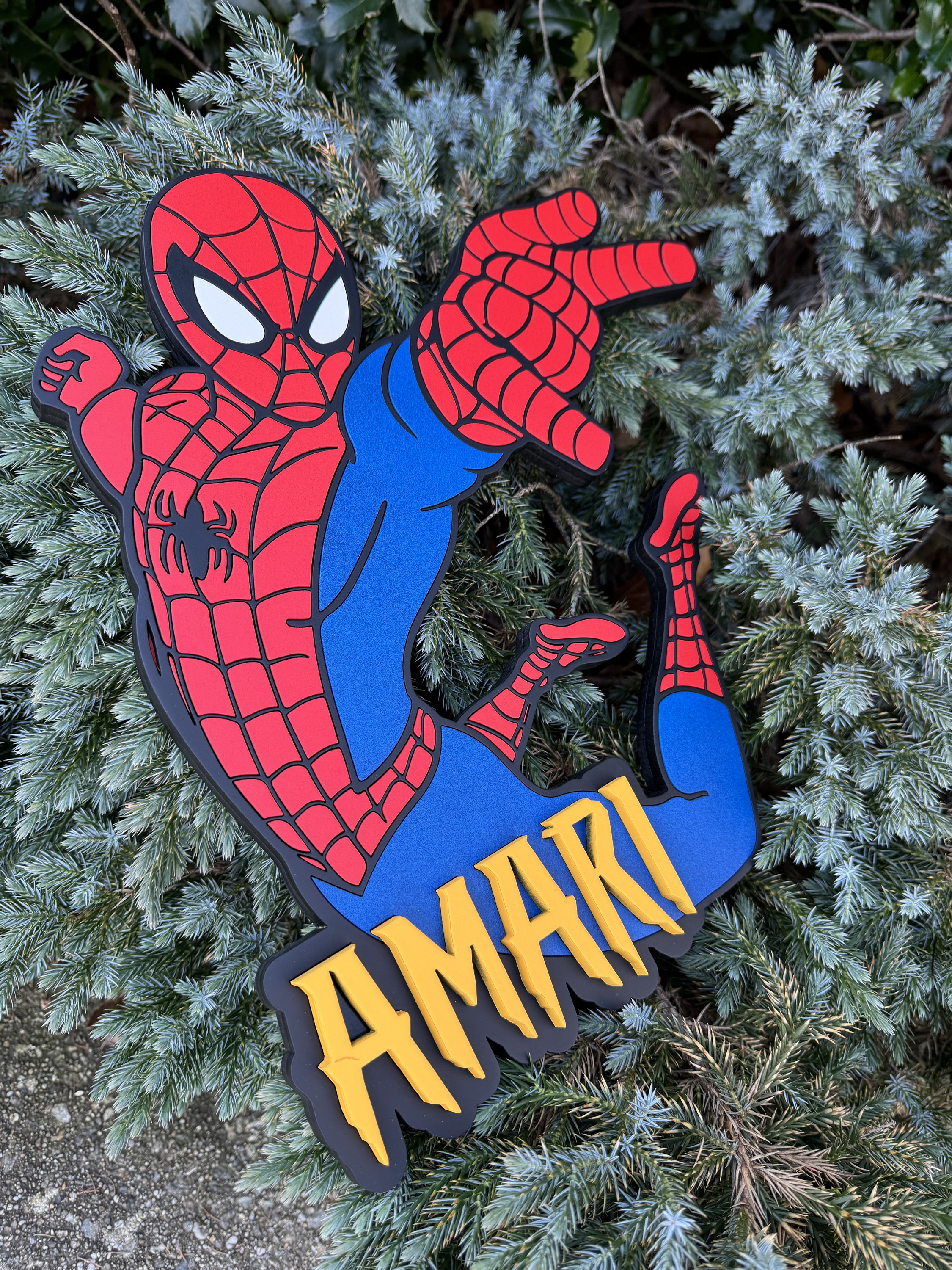Personalized Spider Man Name Sign, Spider Name Sign, Custom Name Sign ...