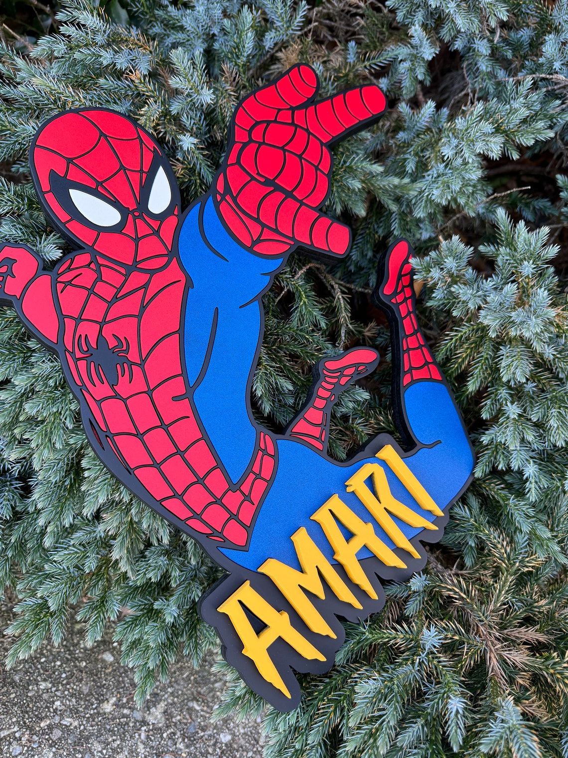 Personalized Spider Man Name Sign, Spider Name Sign, Custom Name Sign ...