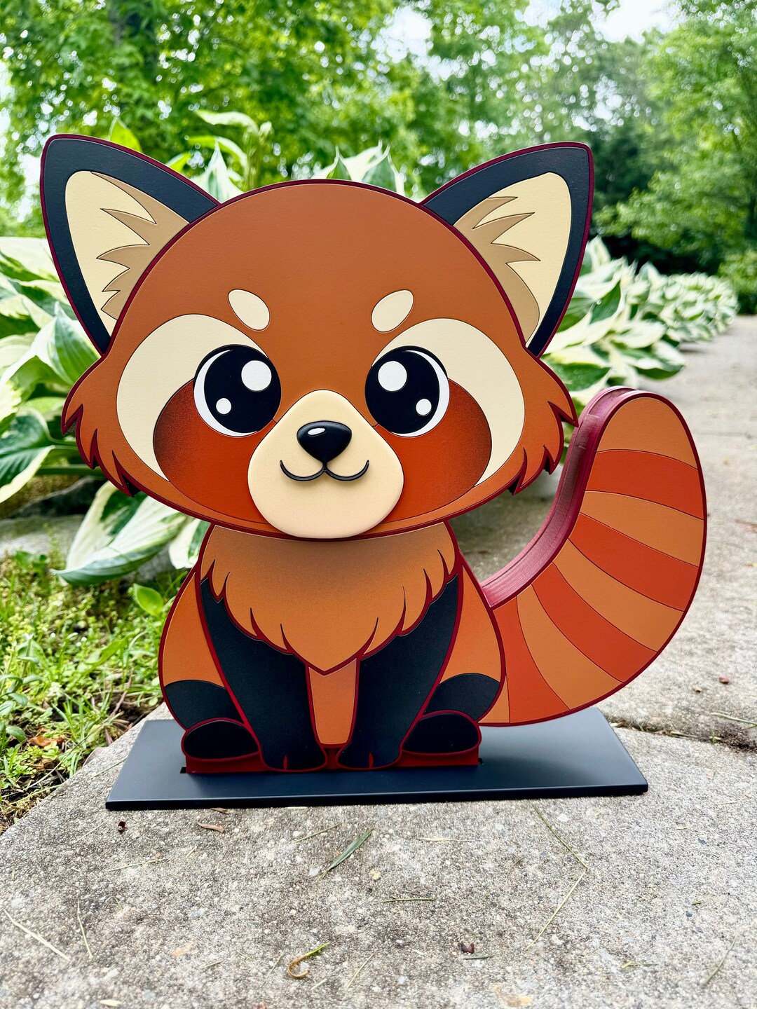 Personalized Piggy Bank Cute Red Panda Custom Nursery Decor Baby Shower ...