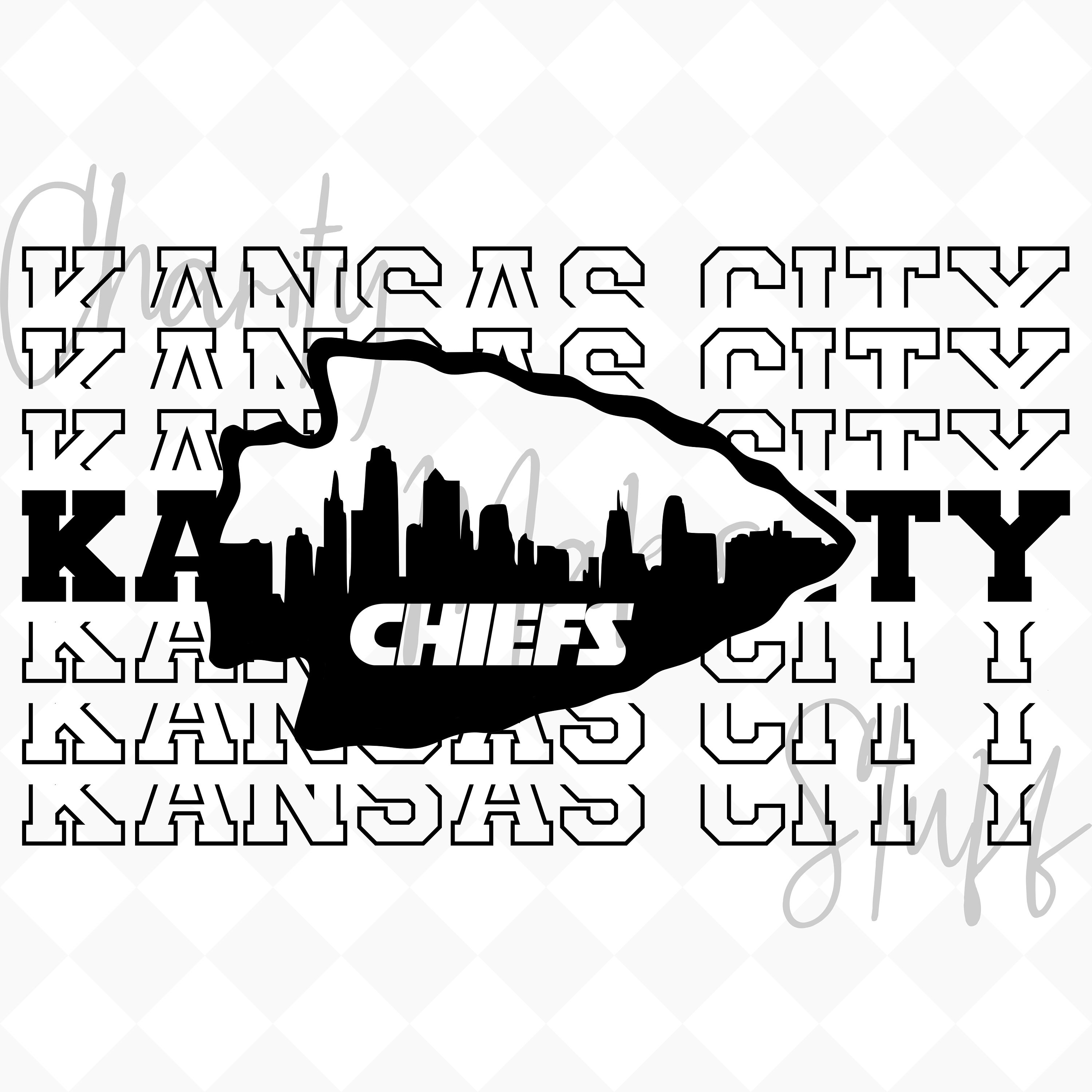 Kansas City Arrowhead Skyline Kansas City Chiefs DIGITAL - Etsy