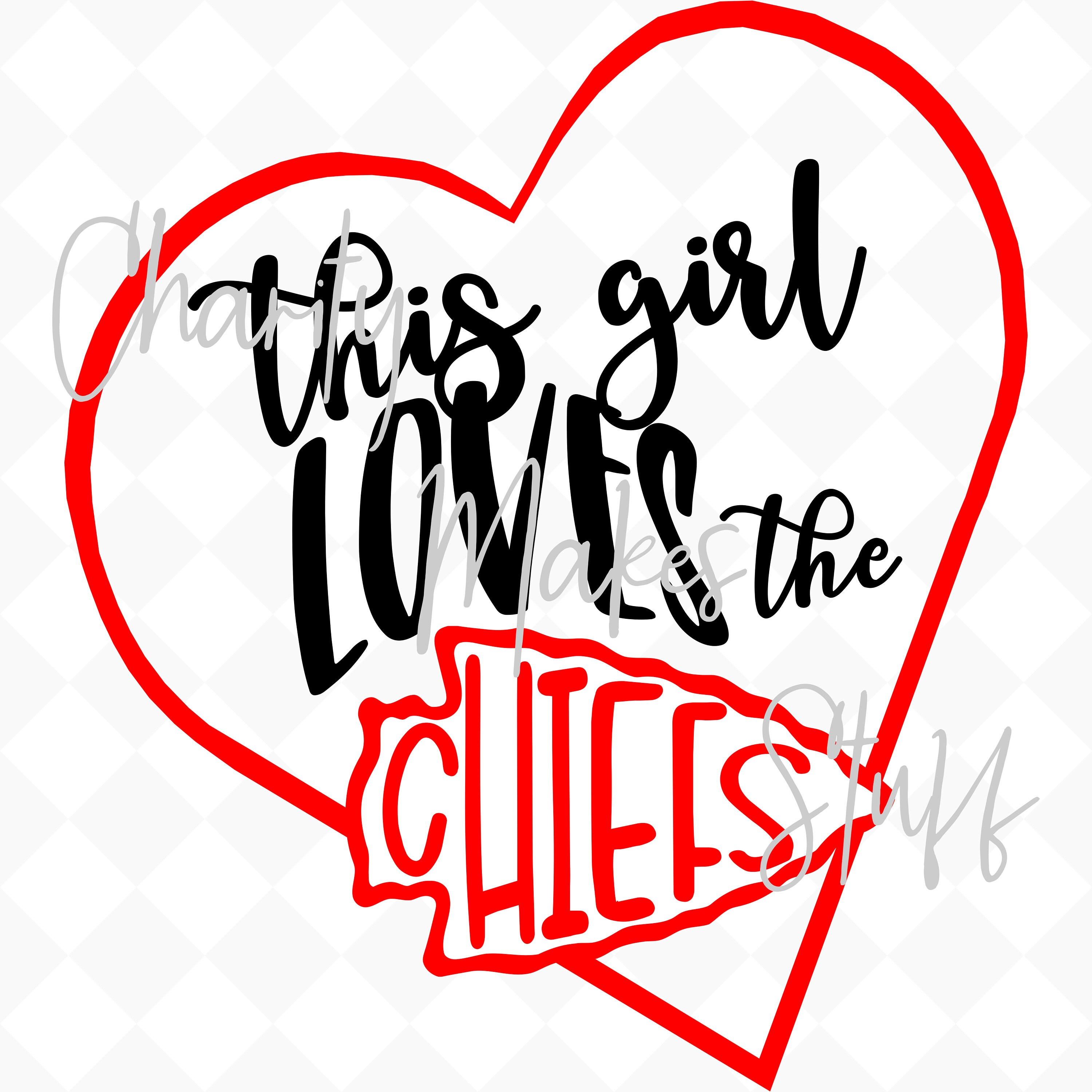 Kansas City Chiefs Logo Shirt Design Svg File For Cricut Maker And