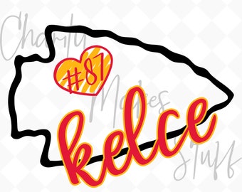 Travis Kelce Heart - Etsy