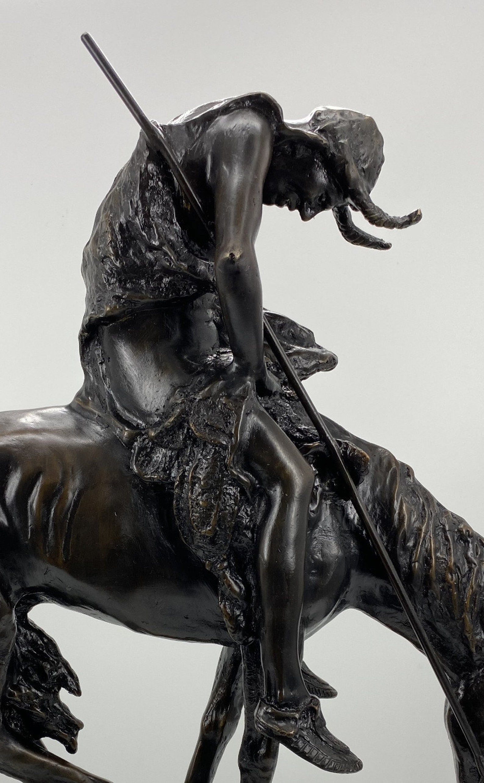 James Earle Fraser “the End of the Trail” Bronze Sculpture - Baby to ...
