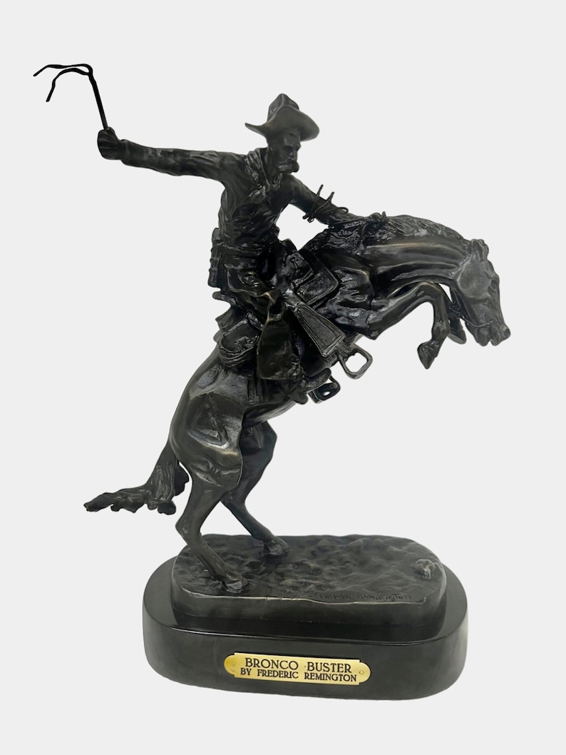 Frederic Remington “bronco Buster” Bronze Sculpture - Baby to Jumbo ...
